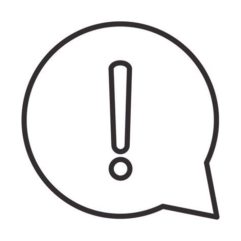 Alert Icon Notice Message Attention Danger Exclamation Mark Precaution Line Style Design 2582791
