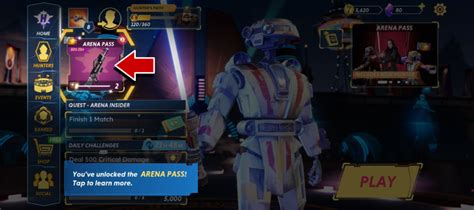 What Are Arena Pass And Arena Pass Xp Boosts — Star Wars Hunters