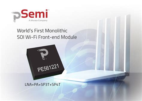Psemi Unveils Industrys First One Chip Soi Wi Fi Fem Electronic Products