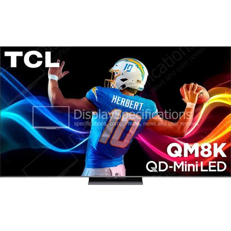 64 5 TCL 65QM8K Specifications