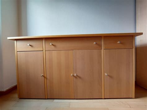 Sideboard Buche Mit 3 Schubladen Und 4 Türen Kaufen Auf Ricardo