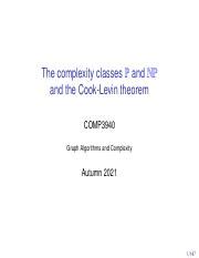 Complexity Pdf The Complexity Classes P And NP And The Cook Levin Theorem COMP Graph
