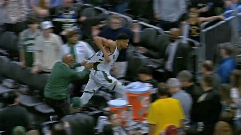 Giannis Ran To Pacers Locker Room After They Took Game Ball