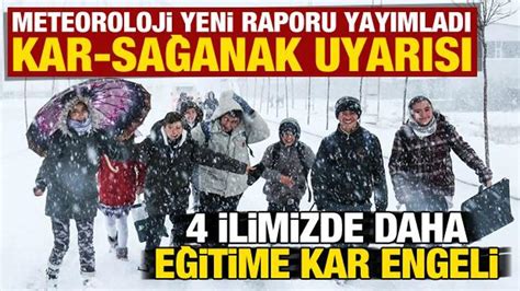 Son dakika Meteoroloji yeni hava raporunu yayımladı ilimizde daha eğitime kar engeli
