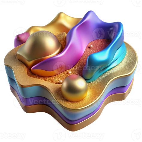 Serene Minimalist Abstract Map With Colorful Regions Isolated For Data Visualization Exclusive