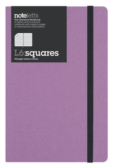 Noteletts Universal Medium Squared Notebook Letts Of London Letts Eu