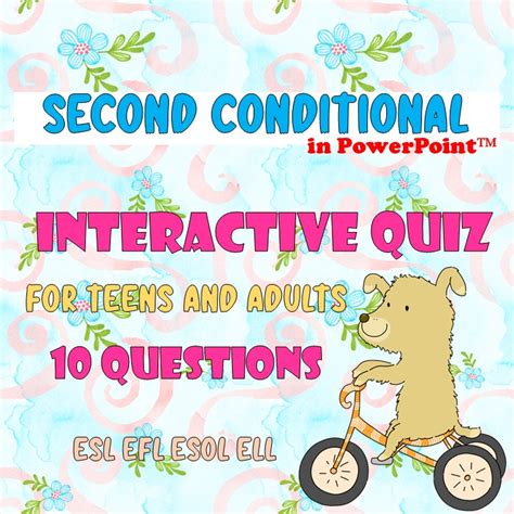 Second Conditional Interactive Game Quiz Test Esl Grammar Activity If