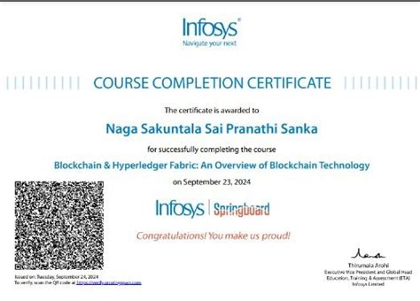 sanka pranathi on linkedin 🎉 excited to share that i ve successfully completed the course of…