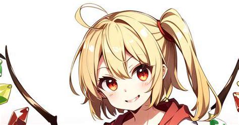 フランドール・スカーレット （練習イラスト）パーカーのフラン ユウスケ（aiイラスト）のイラスト Pixiv