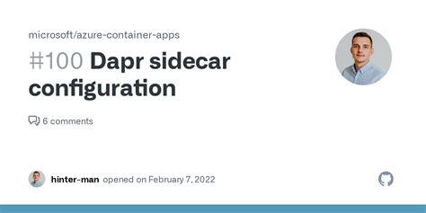 Dapr Sidecar Configuration · Issue 100 · Microsoft Azure Container
