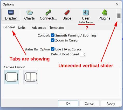 Ui Options Menu Updated · Issue 2953 · Opencpnopencpn · Github