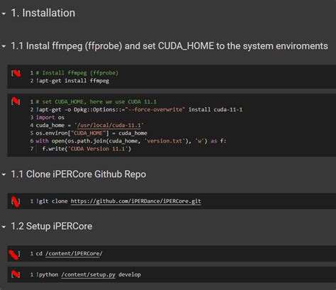 Colab Errors Possible Fixes Issue IPERDance IPERCore GitHub