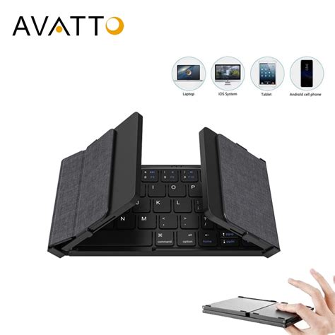 Avatto Portable Mini Folding Bluetooth Keyboard Wireless Foldable Keyboard Shopee Philippines