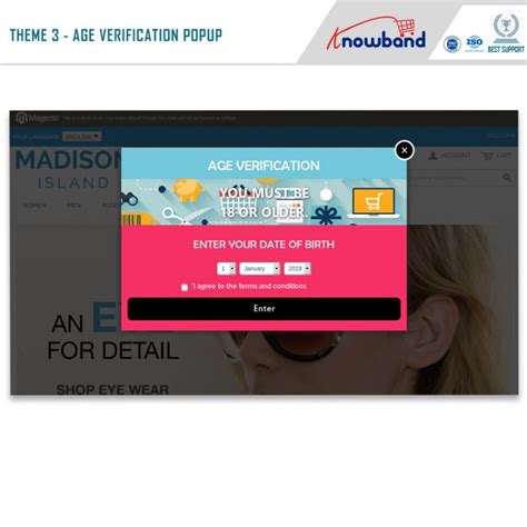 magento age verification popup 18 age verification extension knowband