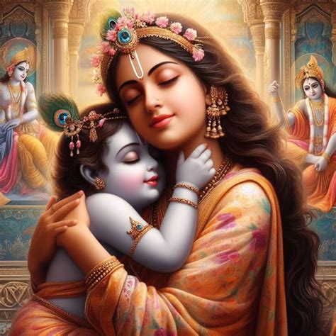 Maa Yashoda And Shri Krishna Hd Image Krishna Bal Krishna Photo