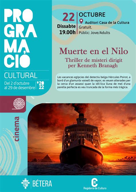 Bétera Acogerá Este Sábado La Proyección De “muerte En El Nilo” BÉtera Toda La Información