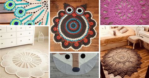 Alfombra De Croché Redondo 25 Inspiraciones Lindas Para Tu Casa