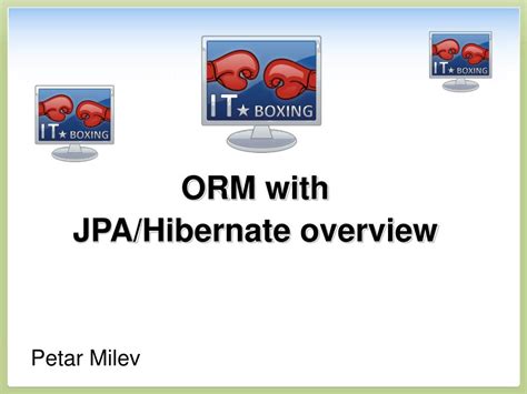Ppt Orm With Jpa Hibernate Overview Powerpoint Presentation Free