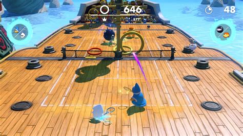 Mario Tennis Aces Ring Shot Co Op Footage