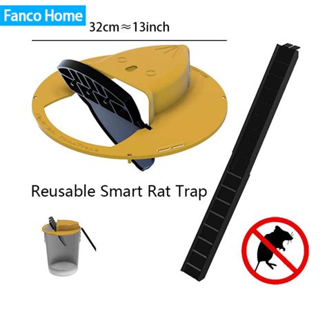 Reusable Flip N Slide Smart Bucket Lid Trap Plastic Door Humane Or