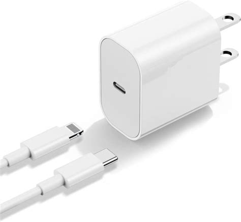 Apple Mfi Certified 20w Pd Usb C Fast Charger With 6ft Lightning Cable