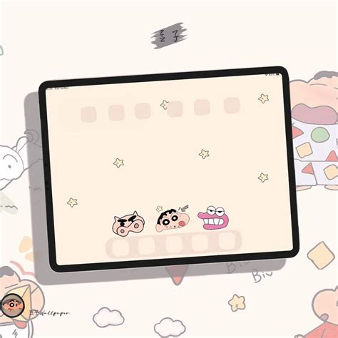 超可爱蜡笔小新 Ipad 壁纸来袭！