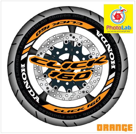 Mags Decal For Honda Click 160 Front Back Cutout Sticker Lazada Ph