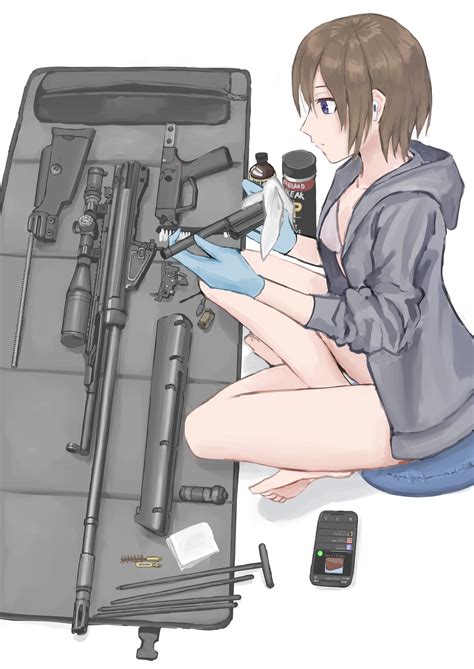 D Sawa613 Heckler And Koch Original Absurdres Highres 1girl Bag