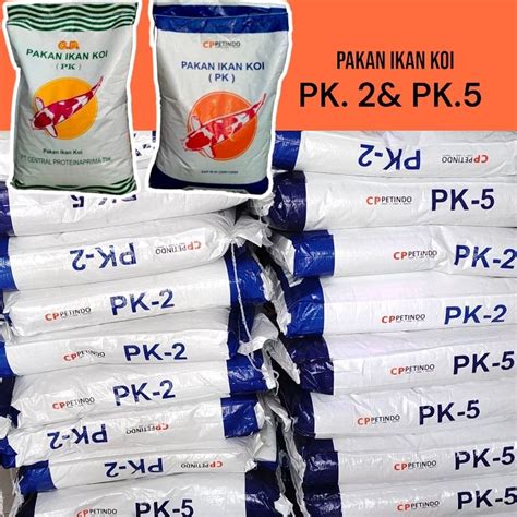 Jual PAKAN IKAN KOI HIAS 10kg PK 2mm PK 5mm Butiran Merah CP
