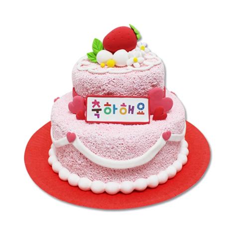 클레이 2단 축하 케이크 신혜경쌤의 뚝딱공작소