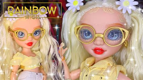 Rainbow High Delilah Fields Series Rainbow Vision Doll Review Youtube