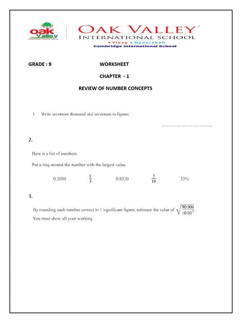 Chapter 1 Review Of Number Concepts Pdf Art Technology