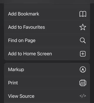 Ios How To View Page Source In Safari Browser On An IPhone Ask Different