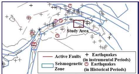 Active Fault Zones Earthquakes In Historical And
