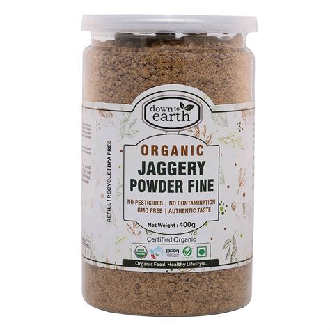 Jaggery Powder Fine Organic 400g DTE Foods