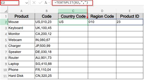 How To Split Text To Columns Automatically Using Formulas In Excel Excel Insider