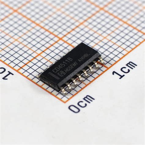 Smd Ic Cd4511 Bcd To 7 Seg Makers Electronics