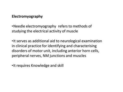 Electromyography Pdf