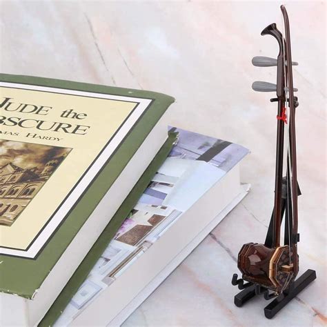 Buy Hilitand Erhu Instrument Miniature Wooden Erhu Musical Model