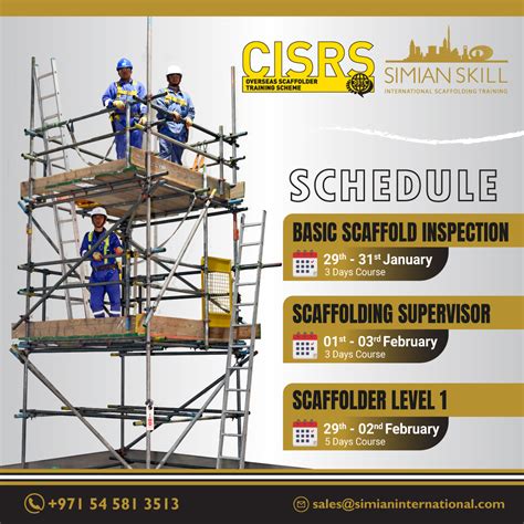 Cisrs Osts Upcoming Schedule Book Now Simian International
