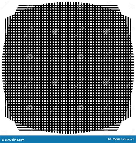 Mesh Warp Texture Isolated On White Background Distort And Deformation Net Vector Illustration