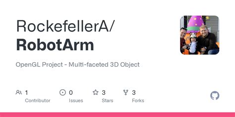 github rockefellera robotarm opengl project multi faceted 3d object