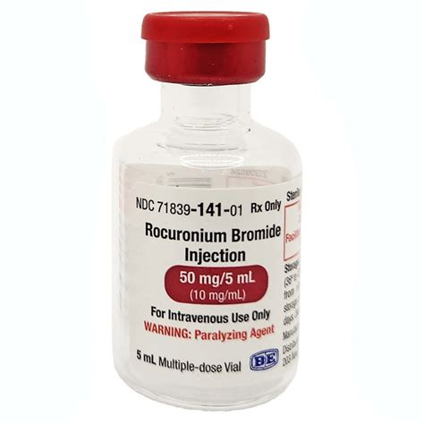 Rocuronium Bromide Injection For Muscle Relaxation In Surgery