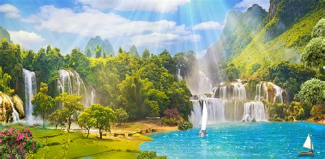 Фотообои DIVINO Decor В лучах солнца K-048 купить в Челябинске по ...