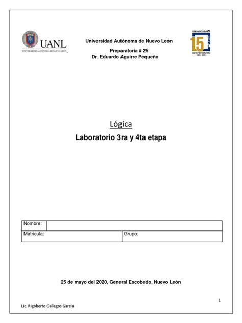 Laboratorio Logica E3 Y E4 Pdf