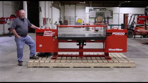 Pallet Hawg Pd200 Pallet Dismantler Walkthrough Wood Mizer Youtube