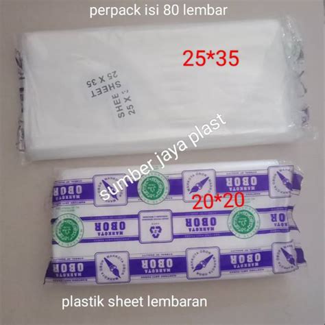 Jual Plastik Sheet Plastik Lembaranplastik Alas Shopee Indonesia