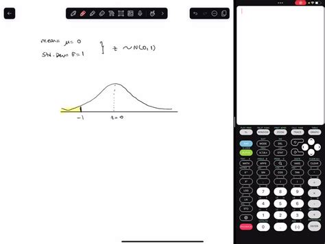 Solved Determine The Total Area Under The Standard Normal Curve A Find The Area Under The