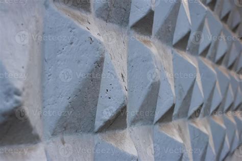 Abstract Grunge Background Concrete Faceted Geometric Figures Of A