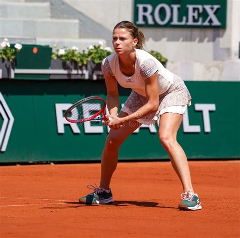 Camila Giorgi Of Italy In Action During Her Round 4 Match Against Daria